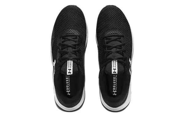 Under Armour Charged Pursuit 3 Athletic Sneakers - Black/white