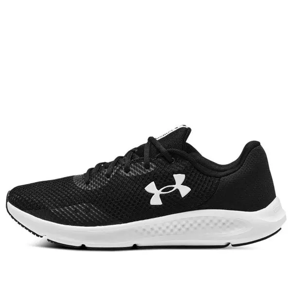 Under Armour Charged Pursuit 3 Athletic Sneakers - Black/white