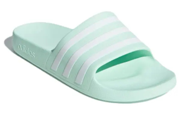 Adidas Adilette Aqua Slides - Light Green