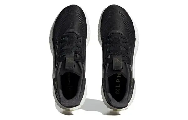Adidas Alphaboost Running Shoes - Black/white/gum
