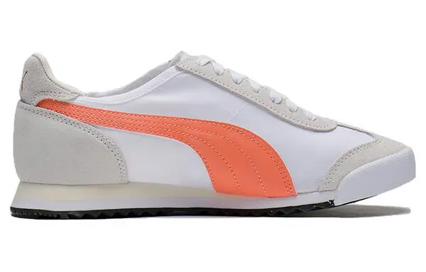 PUMA Roma Og Nylon Low Top Sneakers - White/gray/orange