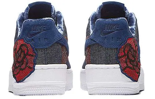 Nike Force 1 Floral Sequin Sneakers