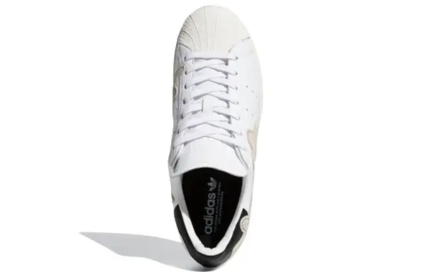 Adidas Mark Gonzales X Superstar 'shmoo' Sneakers - White