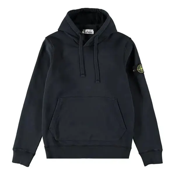 Stone Island Garment Dyed Hoodie - Navy