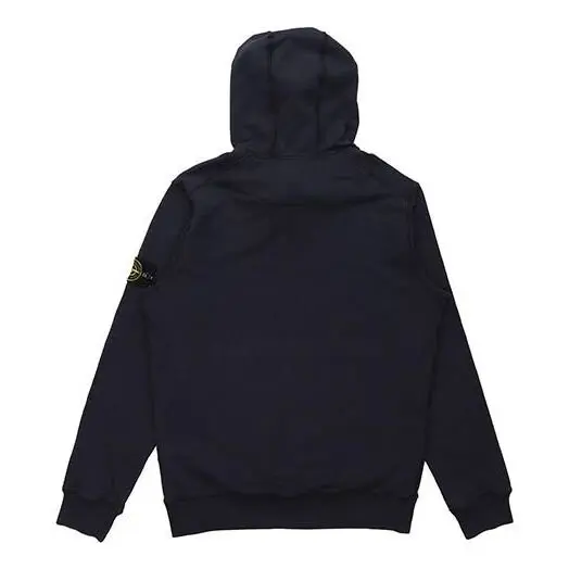 Stone Island Garment Dyed Hoodie - Navy