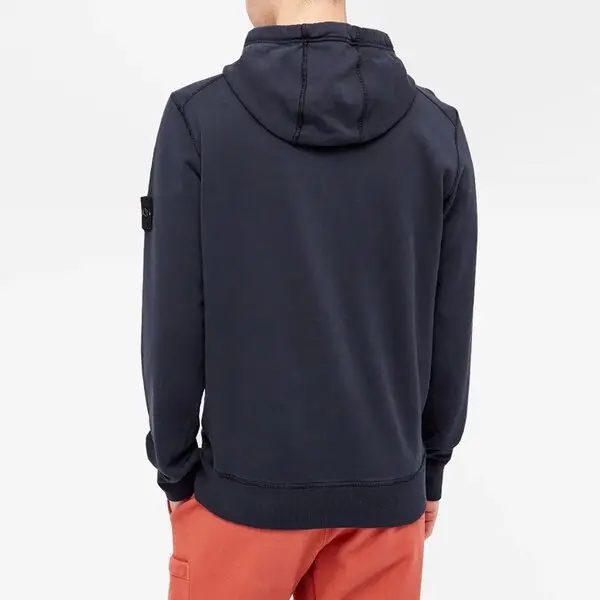 Stone Island Garment Dyed Hoodie - Navy