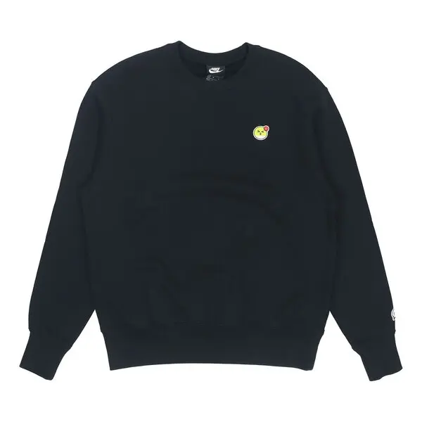Nike Airmoji Series Pullover Sweatshirt - Black