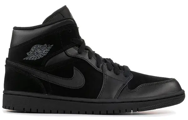 JORDAN 1 Mid "triple " Sneakers - Black