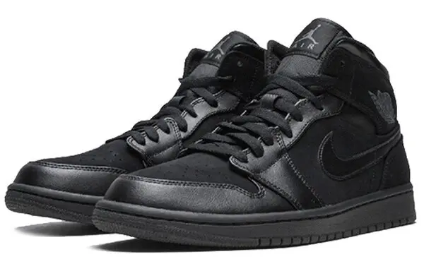JORDAN 1 Mid "triple " Sneakers - Black