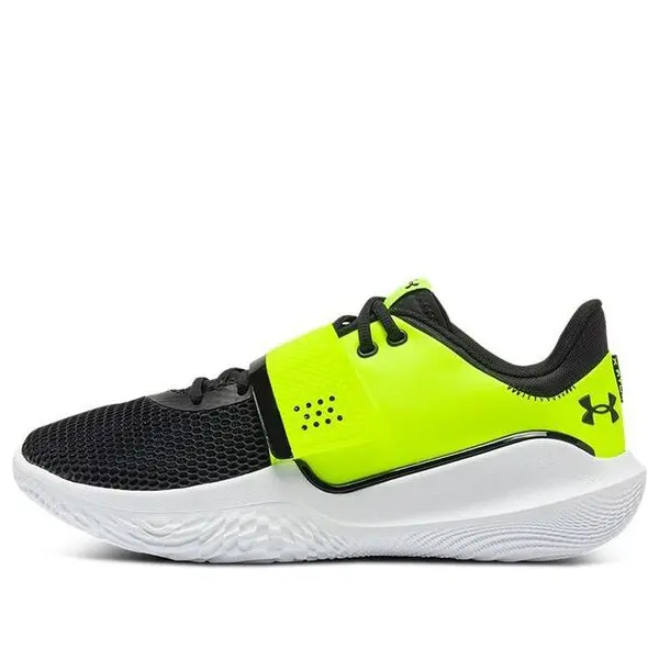 Under Armour Flow Futr X Athletic Sneakers - Black/green