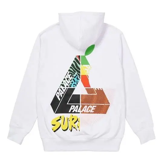 PALACE Max Up Hood Triangle Logo Printing - White