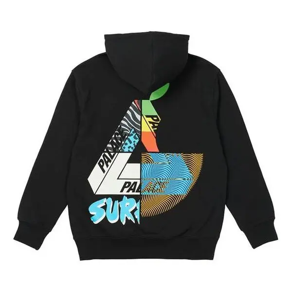 PALACE Mix Up Hood Triangle Logo Printing - Black