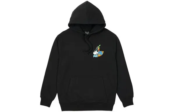 PALACE Mix Up Hooded Sweatshirt With Triangle Logo - Black
