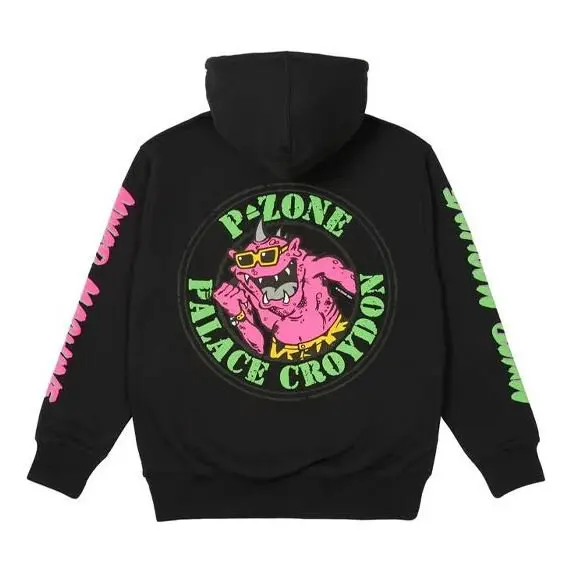 PALACE X M-zone Crossover Small Tri- Ferg Pattern Hoodie - Black