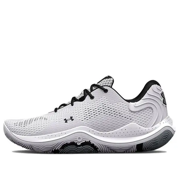 Under Armour Spawn 4 Mid Top Basketball Shoes - Gray
