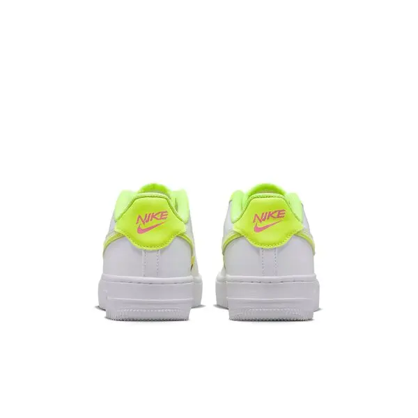 Nike Force 1 Lv8 Low Top Sneakers - White/volt