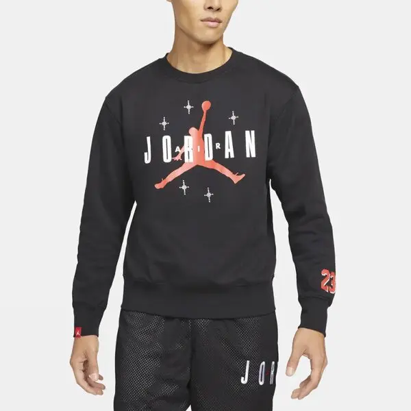 JORDAN Athleisure Casual Sports Round Neck Pullover