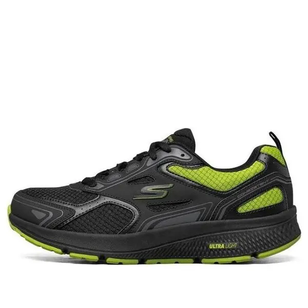 Sketchers Go Run Consistent Athletic Sneakers - Black/yellow