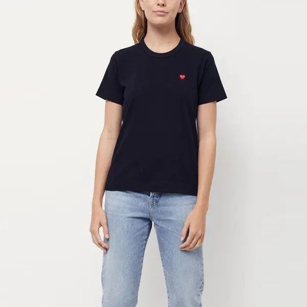 Play Comme Des Garcon Mini Heart Logo T-shirt - Black