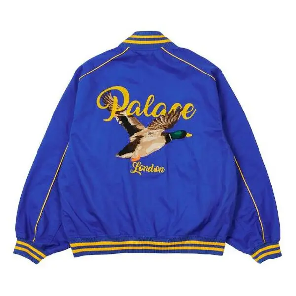 PALACE Letter Printing Jacket Coat - Blue