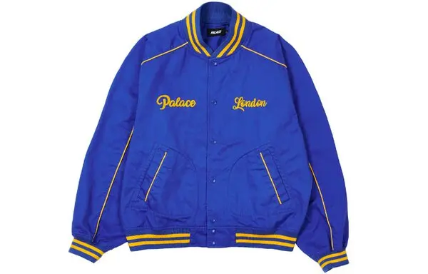 PALACE Letter Printing Jacket Coat - Blue