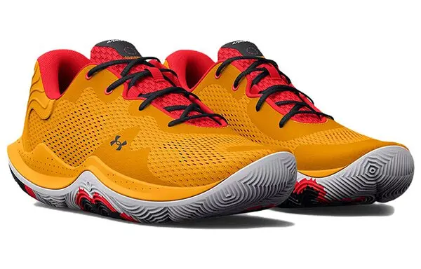 Under Armour Spawn 4 Basketball Sneakers - Yellow/orange