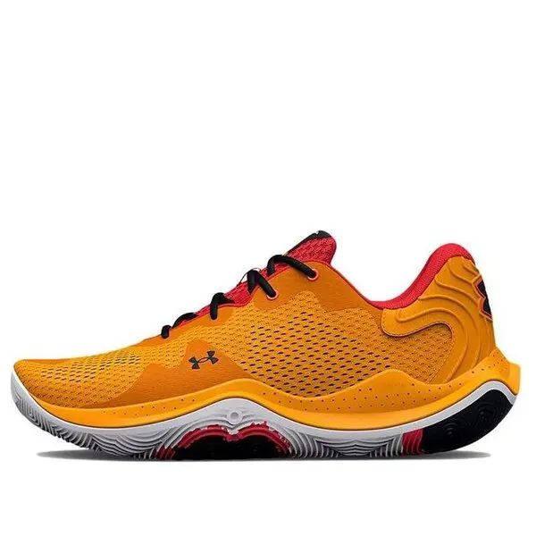 Under Armour Spawn 4 Basketball Sneakers - Yellow/orange