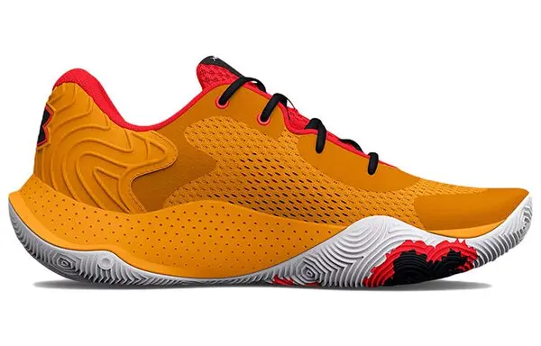Under Armour Spawn 4 Basketball Sneakers - Yellow/orange
