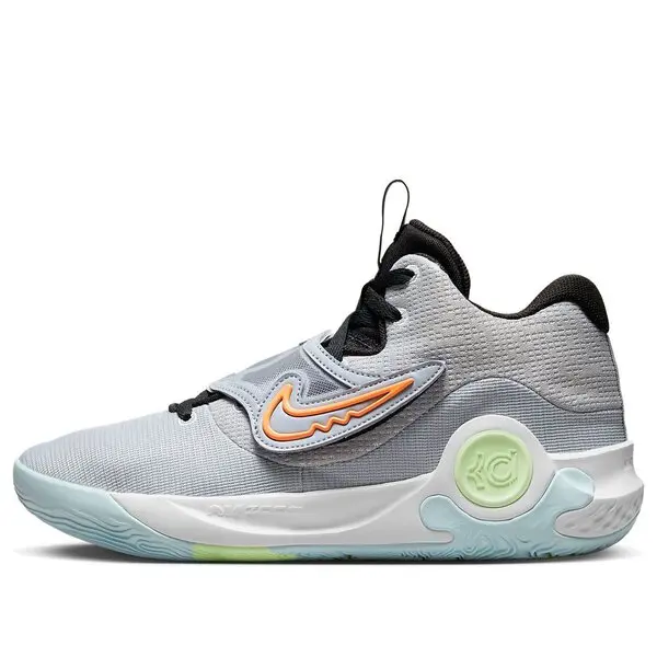 Nike Kd Trey 5 X Mid Top Sneakers - Wolf Grey/white/barely Volt