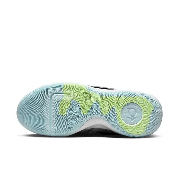 Nike Kd Trey 5 X Mid Top Sneakers - Wolf Grey/white/barely Volt