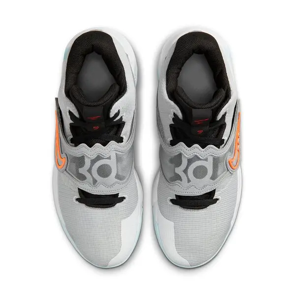 Nike Kd Trey 5 X Mid Top Sneakers - Wolf Grey/white/barely Volt