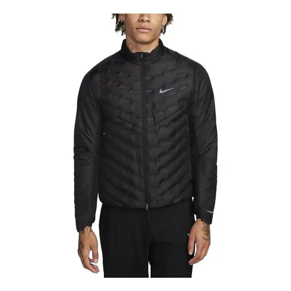 Nike Therma-fit Adv Aeroloft Repel Down Running Jacket - Black