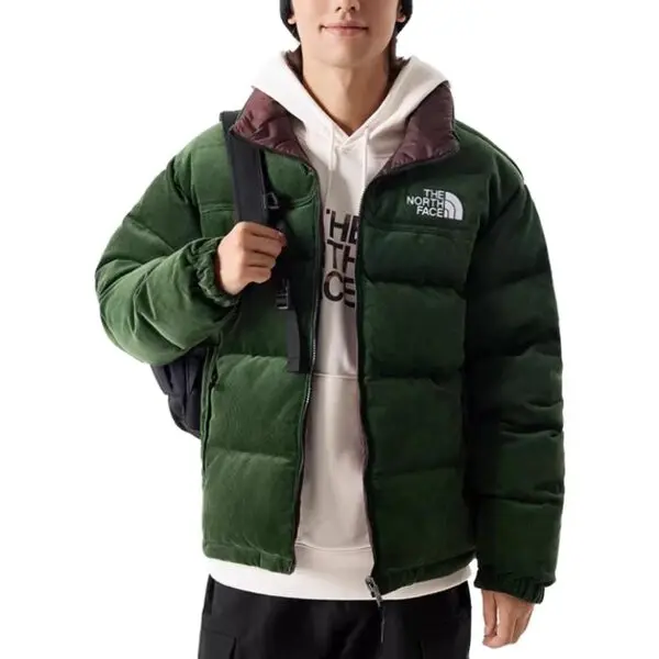 The North Face Versa Velour Nuptse Jacket - Green