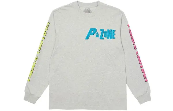 PALACE X M-zone Crossover Long Sleeve Shirt - Grey