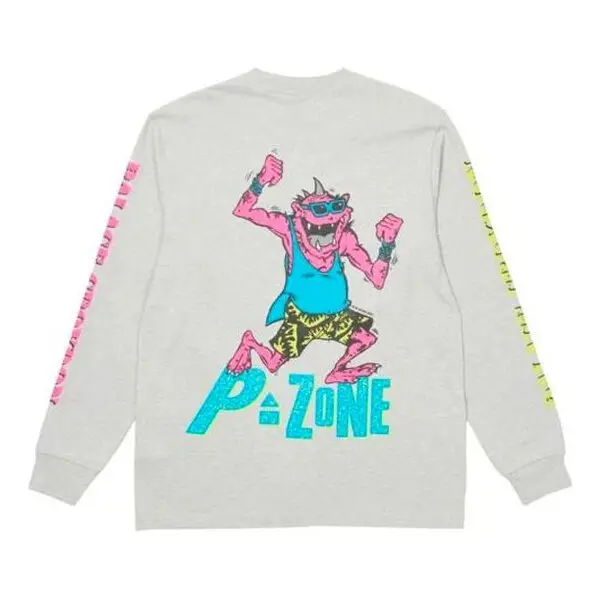 PALACE X M-zone Crossover Long Sleeve Shirt - Grey