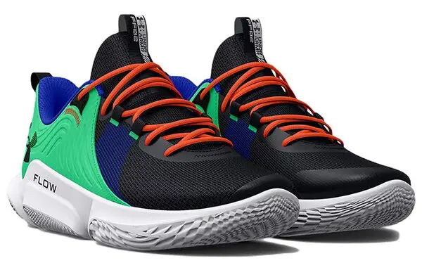 Under Armour Flow Futr X 2 Basketball Sneakers - Black/green