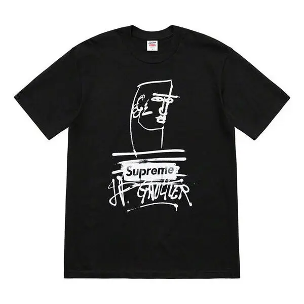 Supreme Ss19 X Jean Paul Gaultier Tee - Black