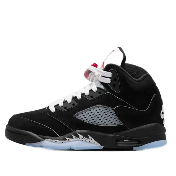JORDAN 5 Retro Og "black Metallic - Black/white/metallic Silver