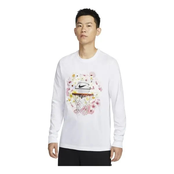 Nike As Nk Tee Ls M90 Oc 2 Sp25 T-shirt - White