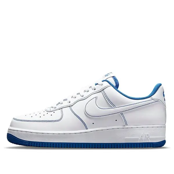 Nike Force 1 '07 "contrast Stitch - White/game Royal