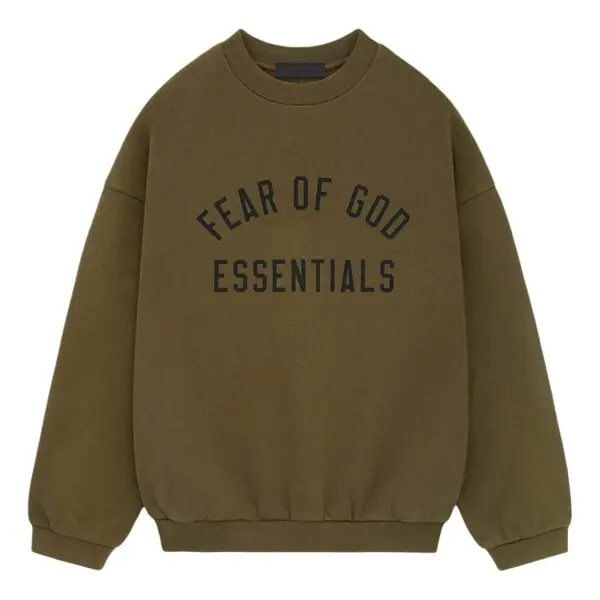 Fear Of God Fleece Crewneck - Olive
