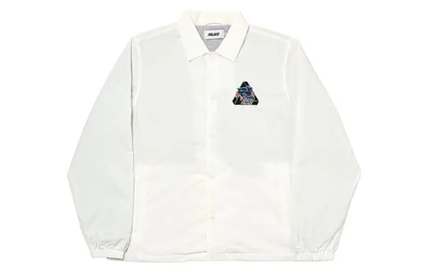 PALACE Triangle Pattern Logo Lapel Jacket - White