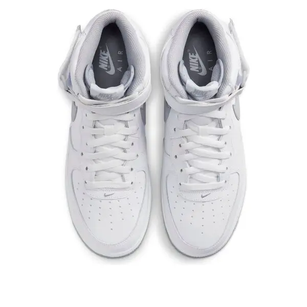 Nike Force 1 Mid '07 Sneakers - White/wolf Grey