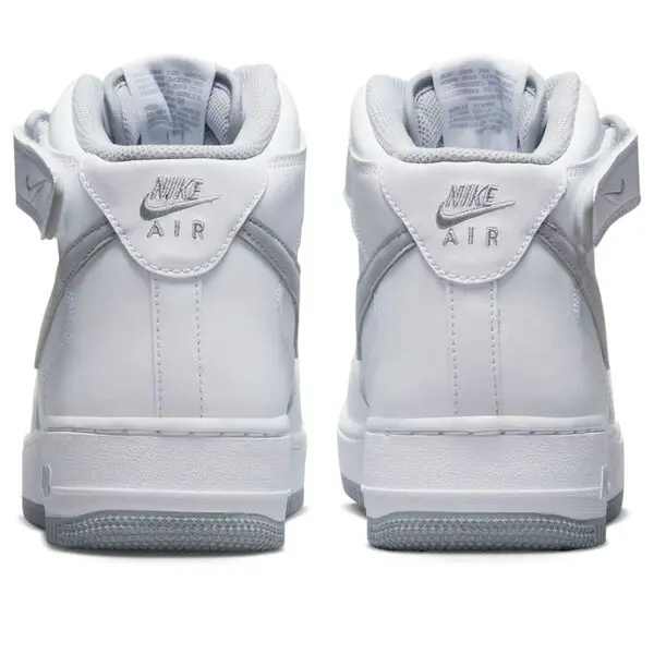 Nike Force 1 Mid '07 Sneakers - White/wolf Grey