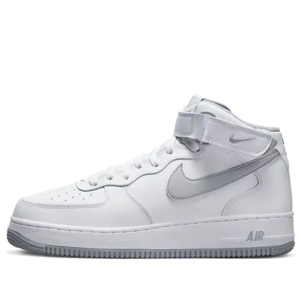 Nike Force 1 Mid '07 Sneakers - White/wolf Grey