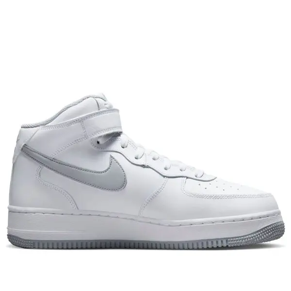 Nike Force 1 Mid '07 Sneakers - White/wolf Grey