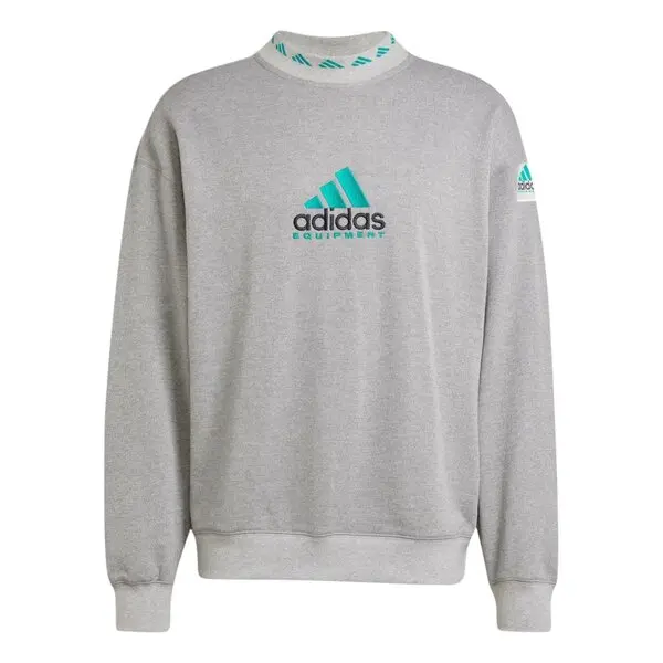 Adidas Eqt Reflective Crewneck Sweatshirt - Medium Grey Heather