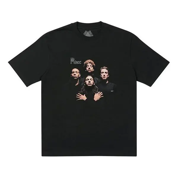PALACE Short Sleeve T-shirt With Graphic Print - Black