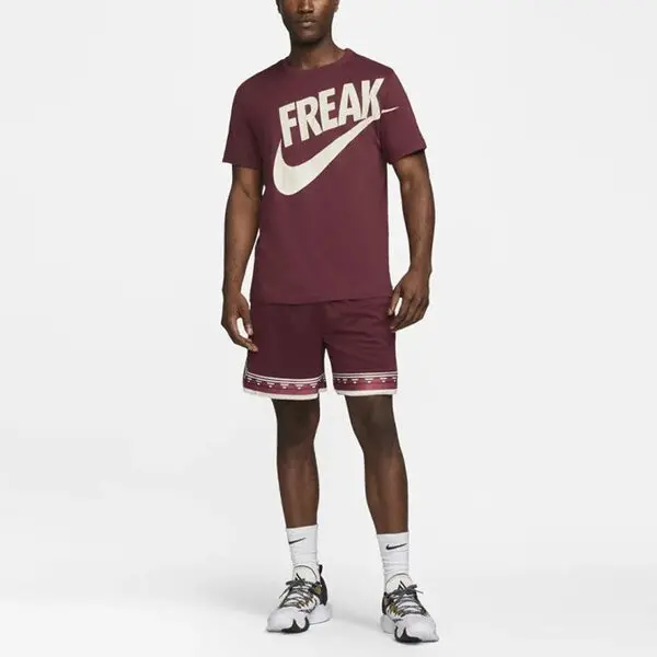 Nike Giannis Dri-fit T-shirt 'red - Multi-color