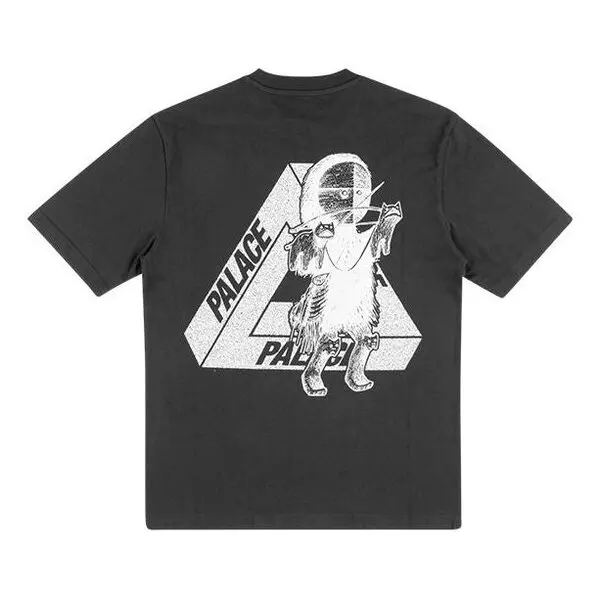 PALACE Graphic Print Short Sleeve T-shirt - Black